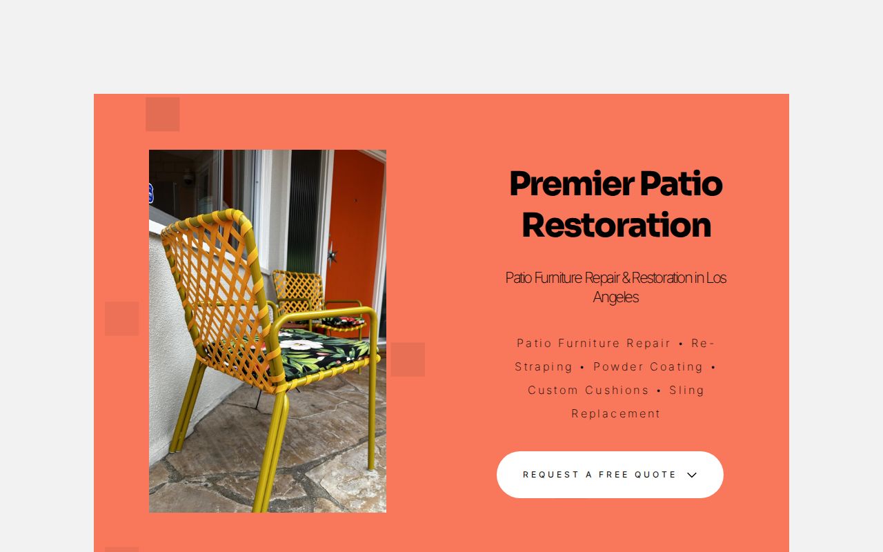 Premier Patio Restoration | Patio Furniture Repair
